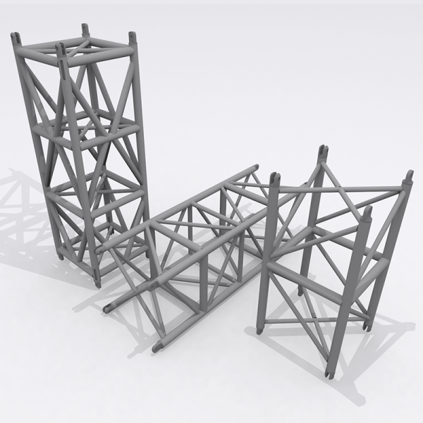 Nova Beam Truss, 50cm beams, easy fork end connection.