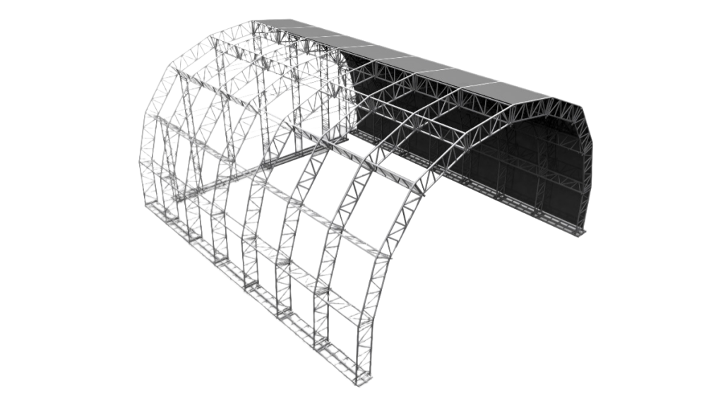 Mega Arch outdoor truss structures up to a huge 70mt wide
